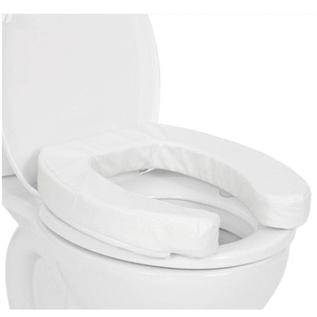 VIVE HEALTH 2 FIRM FOAM TOILET SEAT CUSHION SUCTION CUP BASE HITE