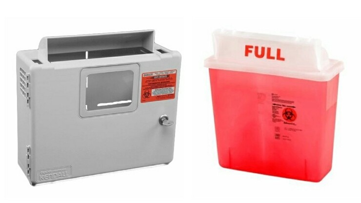 COVIDIEN SHARPS WALL ENCLOSURE & INSERT