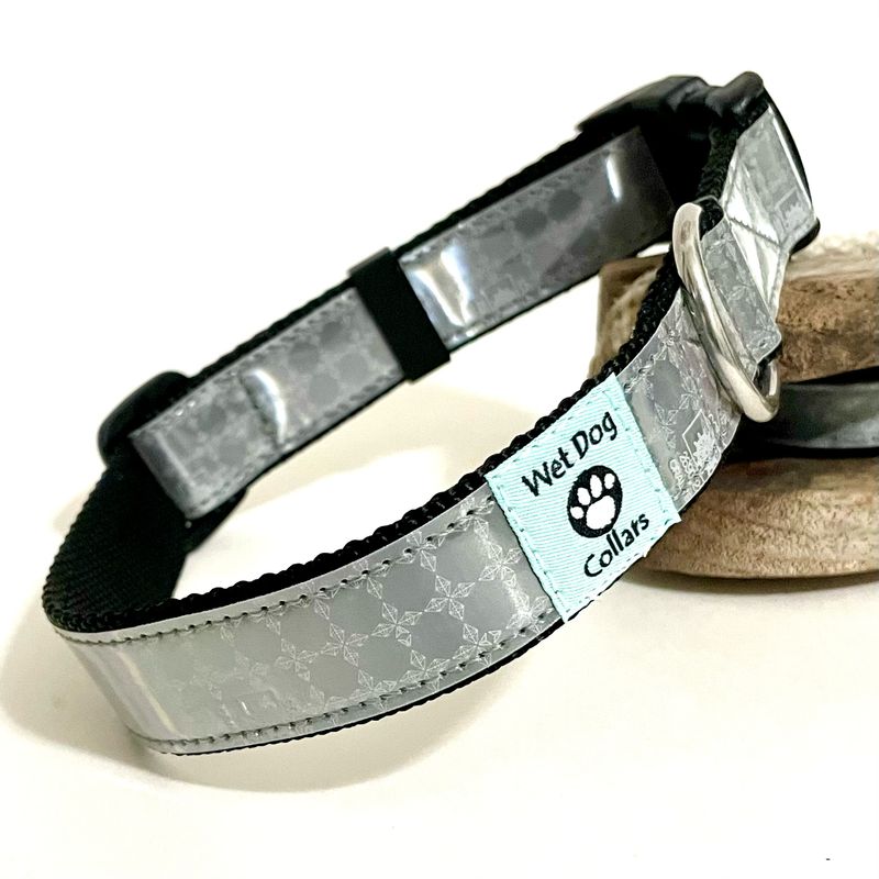 Bright Reflective SOLAS Saltwater Proof Dog Collar & Leash