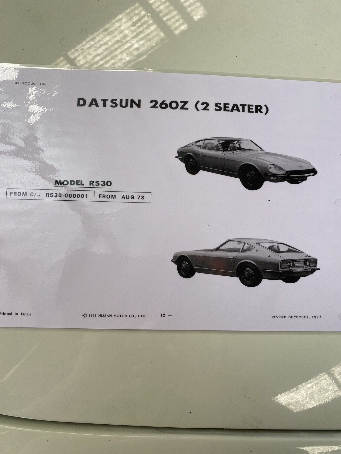 Datsun 260z RS 30