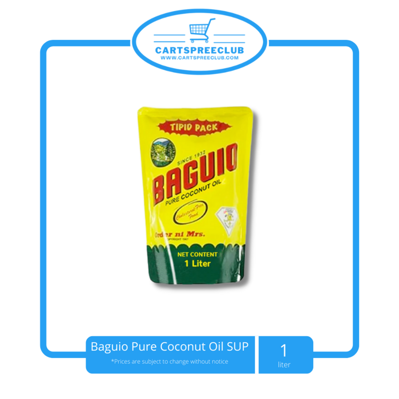 Baguio Pure Coconut Oil 1L SUP