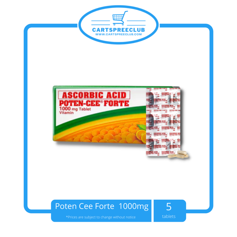 Poten Cee Forte 1g (5 Tablets)