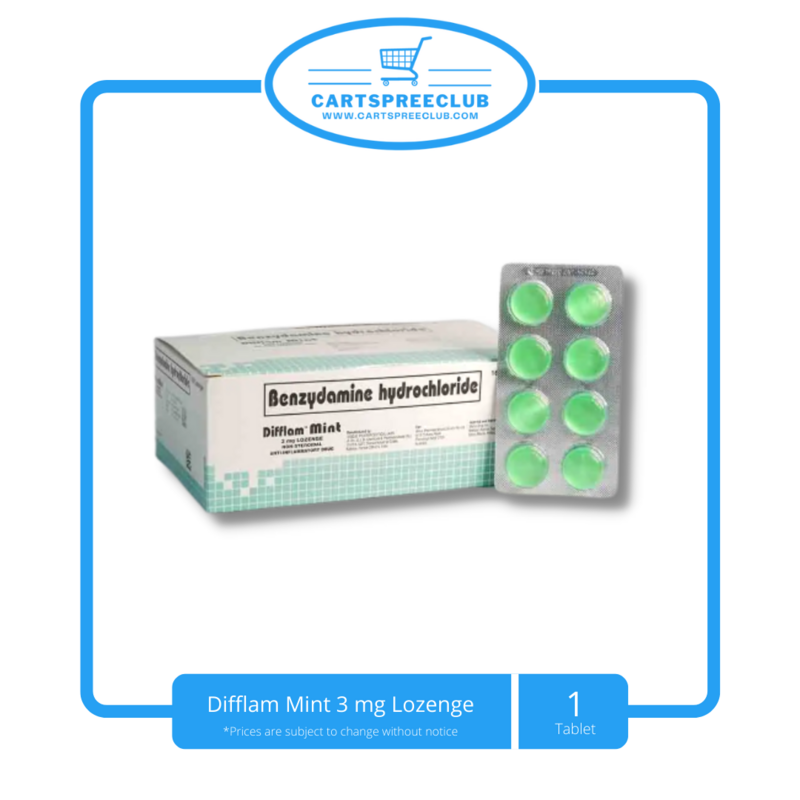 Difflam Mint 3 mg Lozenge