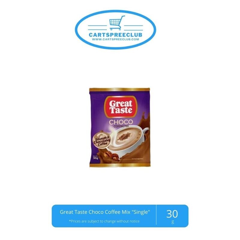 Great Taste Choco Coffee Mix "Single" 30g