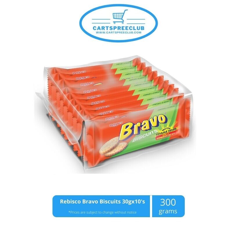Rebisco Bravo Biscuits 30gx10's