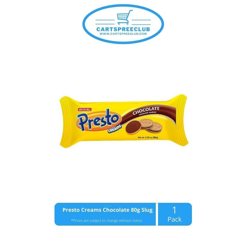 Presto Creams Chocolate 80g Slug