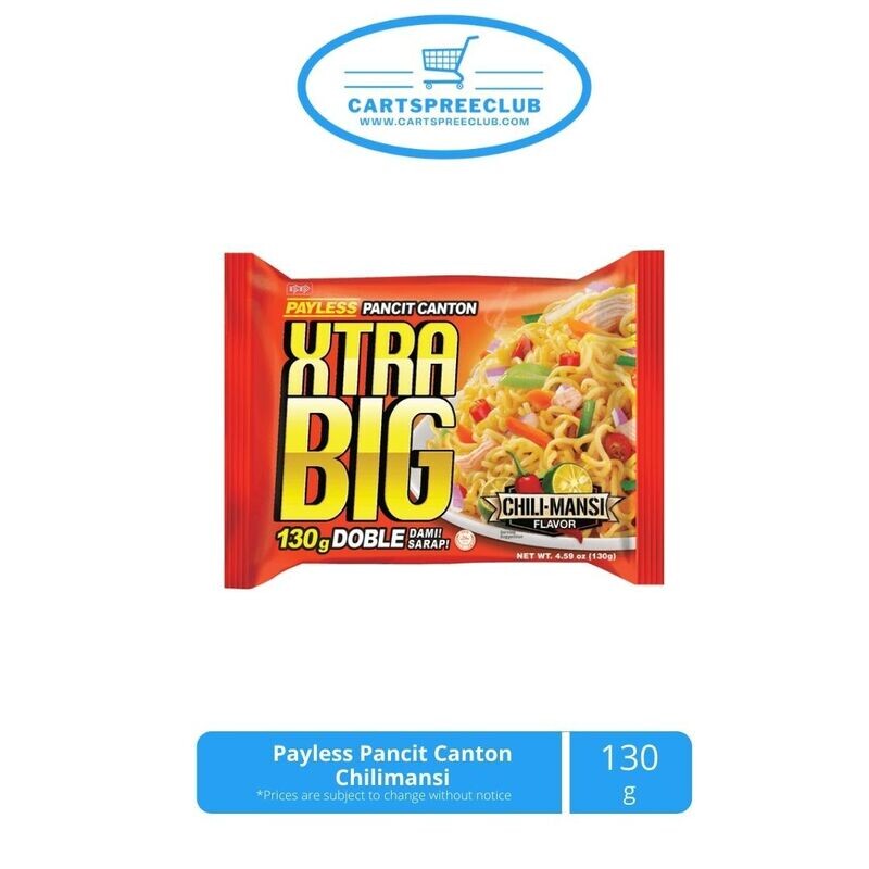 Payless Pancit canton Xtra Big Chilli Mansi 130g