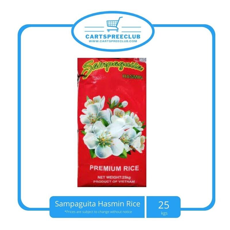 Sampaguita Hasmin Premium Rice 25kg