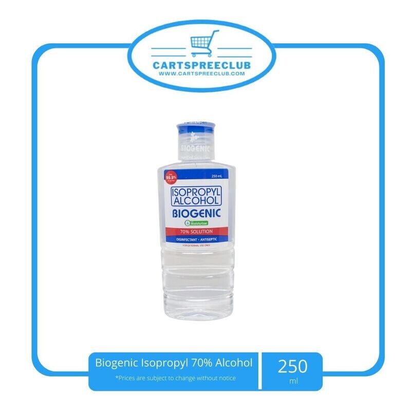 Biogenic Isopropyl 70% Alcohol 250ML