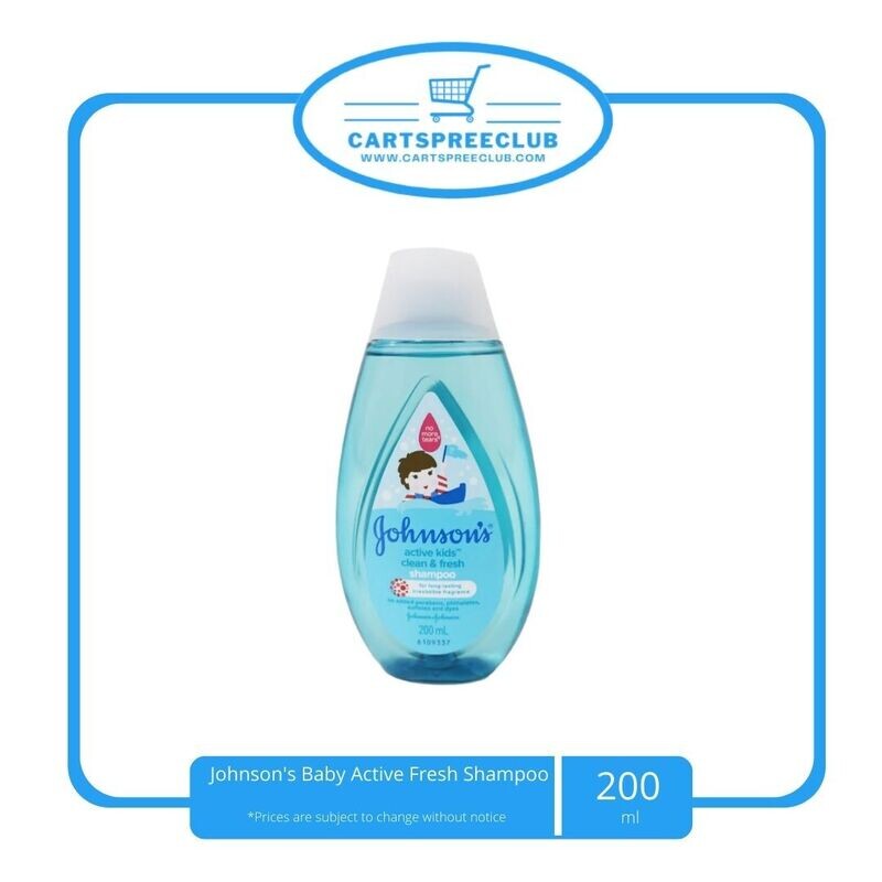Johnson's Baby Active Fresh Shampoo 200ml