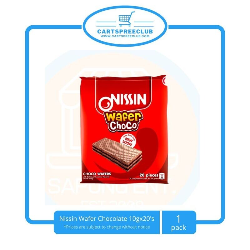 Nissin Wafer Choco 10gx20's