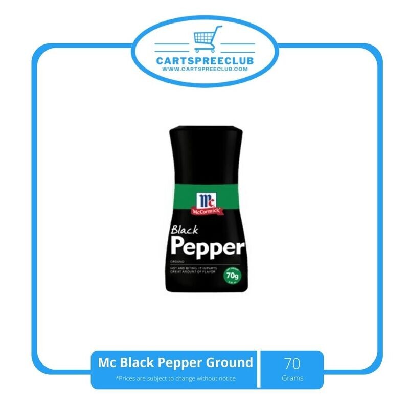 Mc Black Pepper Ground 70g