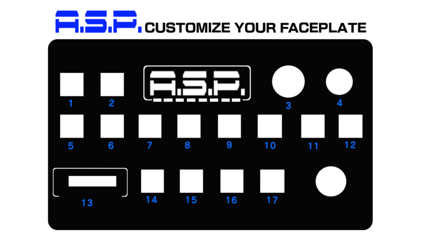 Code 3 Additional Faceplate