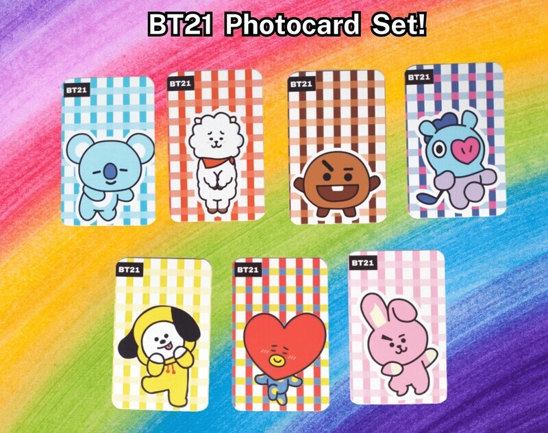BT21 Photocard Set