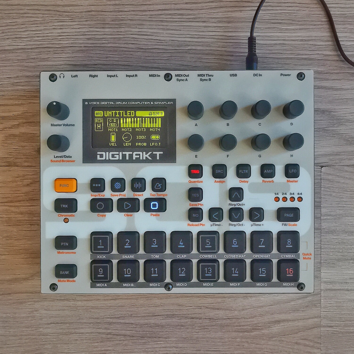 Vinyl skins for Elektron Digitakt (choose style)