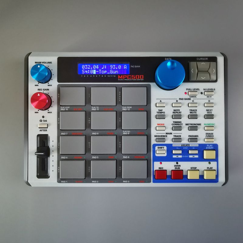 Vinyl skins for Akai MPC 500 (choose style)