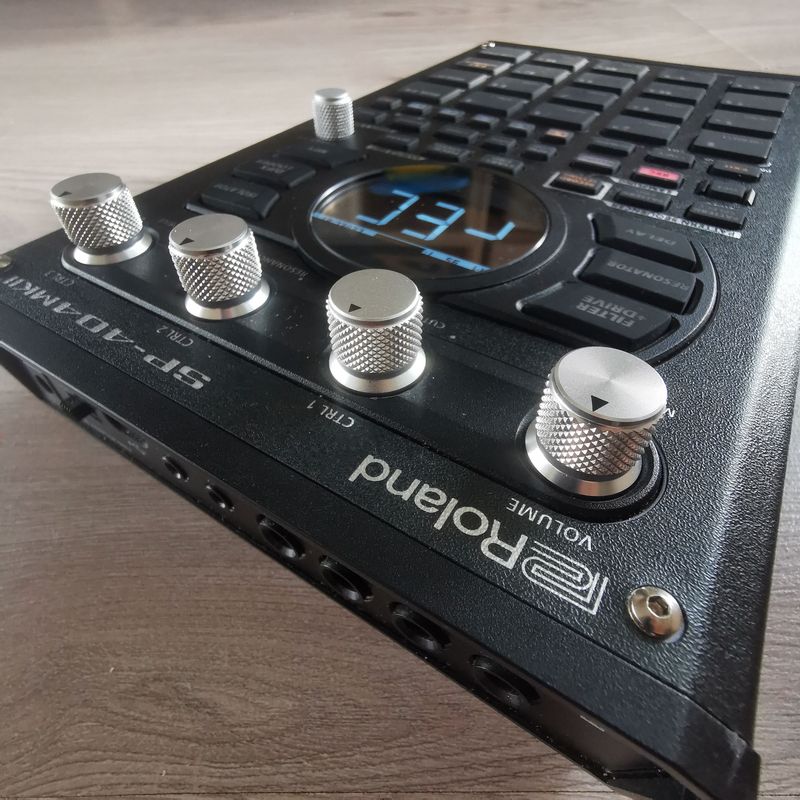 Kit (4pcs) metal knobs for Roland SP-404 mk2, 404 SX, 404 OG, 404 A