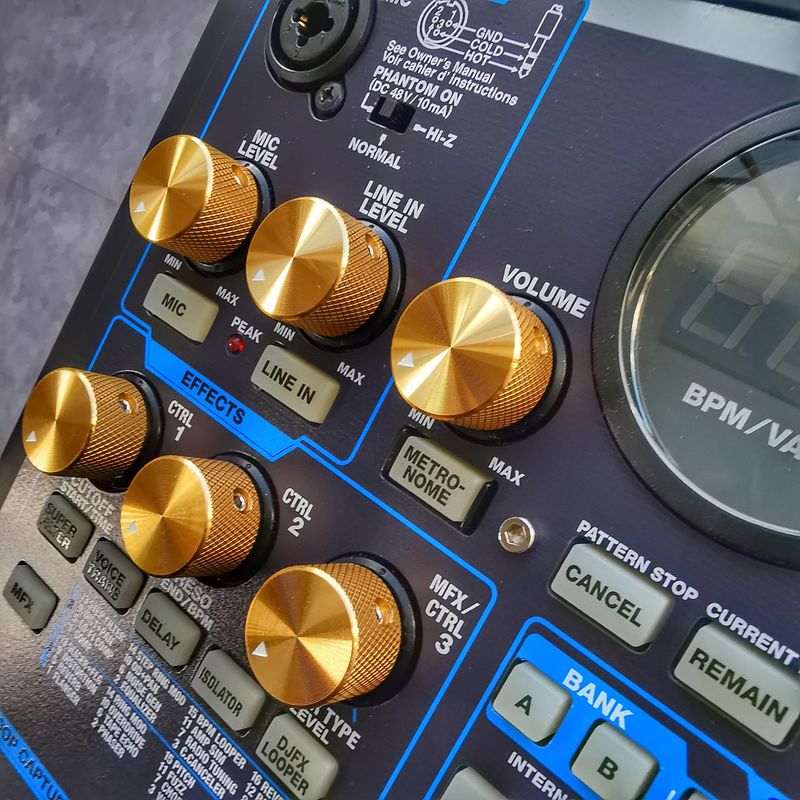 1pcs gold metal knob for Roland SP, Akai MPC, Boss SP, Akai Force