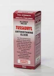 Tussadryl Antihistamine Elixir 100ml