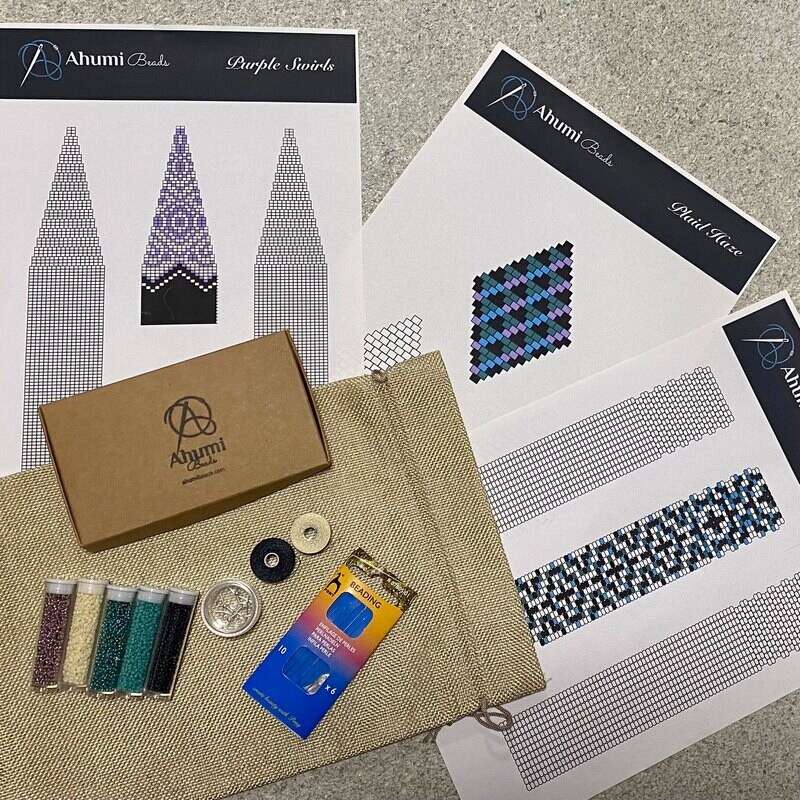 Bead Weaving Basics: Learning Brick stitch - Ahumi Beads