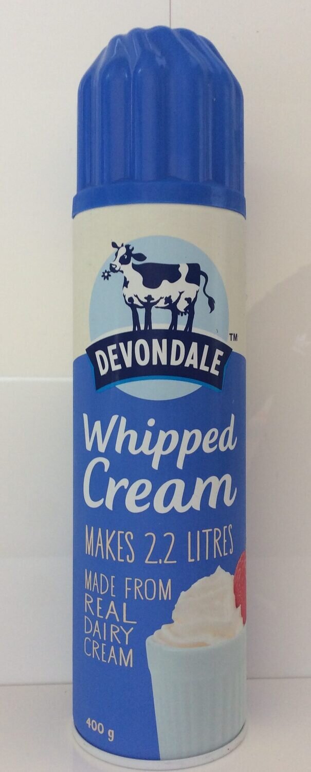 DEVONDALE WHIPPED CREAM (400G)