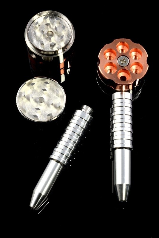 Zinc Alloy 37mm 3 Part Bullet Grinder Pipe