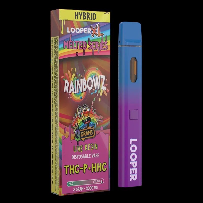 Rainbowz (Hybrid)-Looper XL 3g Melted Series Disposable