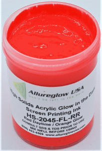 High Solids Acrylic Waterbased Glow in the Dark Screen Printing Inks ...