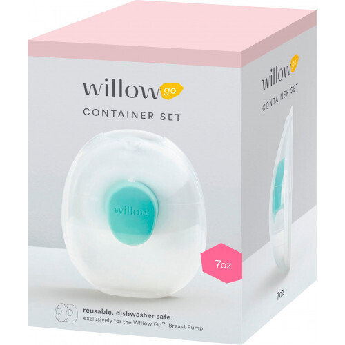 Willow Go Wearable Breast Pump Containers set of 2. 5oz and 7oz