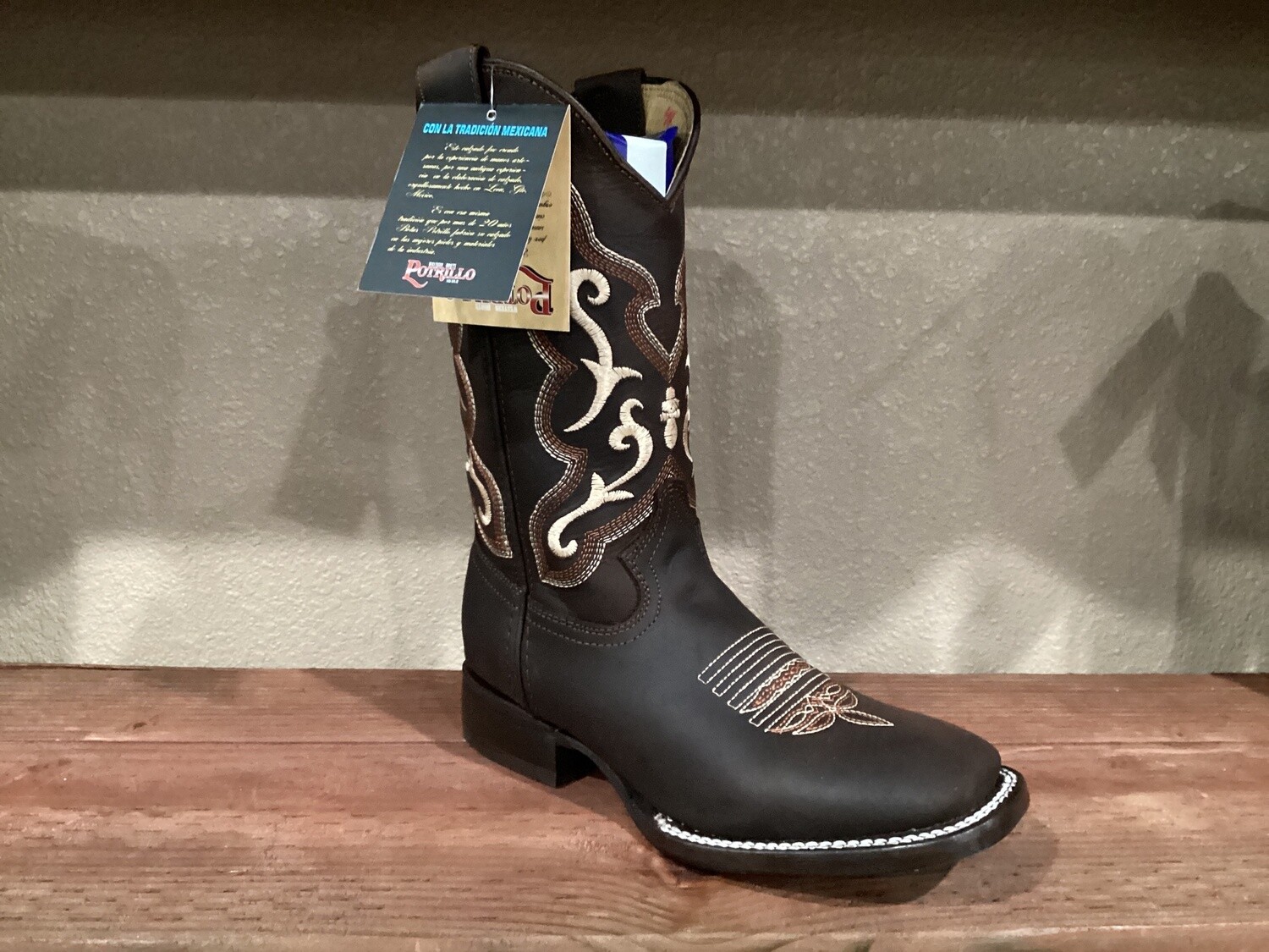 WOMEN'S POTRILLO 422 BORDADO BULLDOG BOOTS