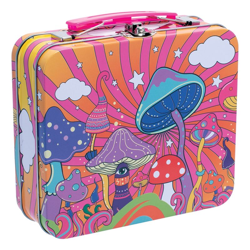Mushroom Tin Stash Box