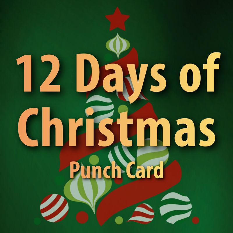 Christmas Punch Card