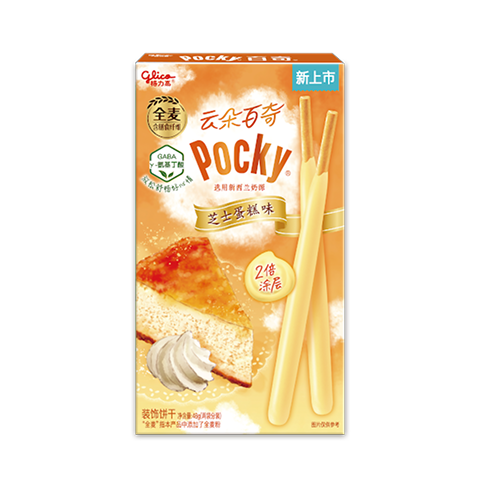Savor Glico Pocky Plus Cheese Cake Snack—Konbini UK