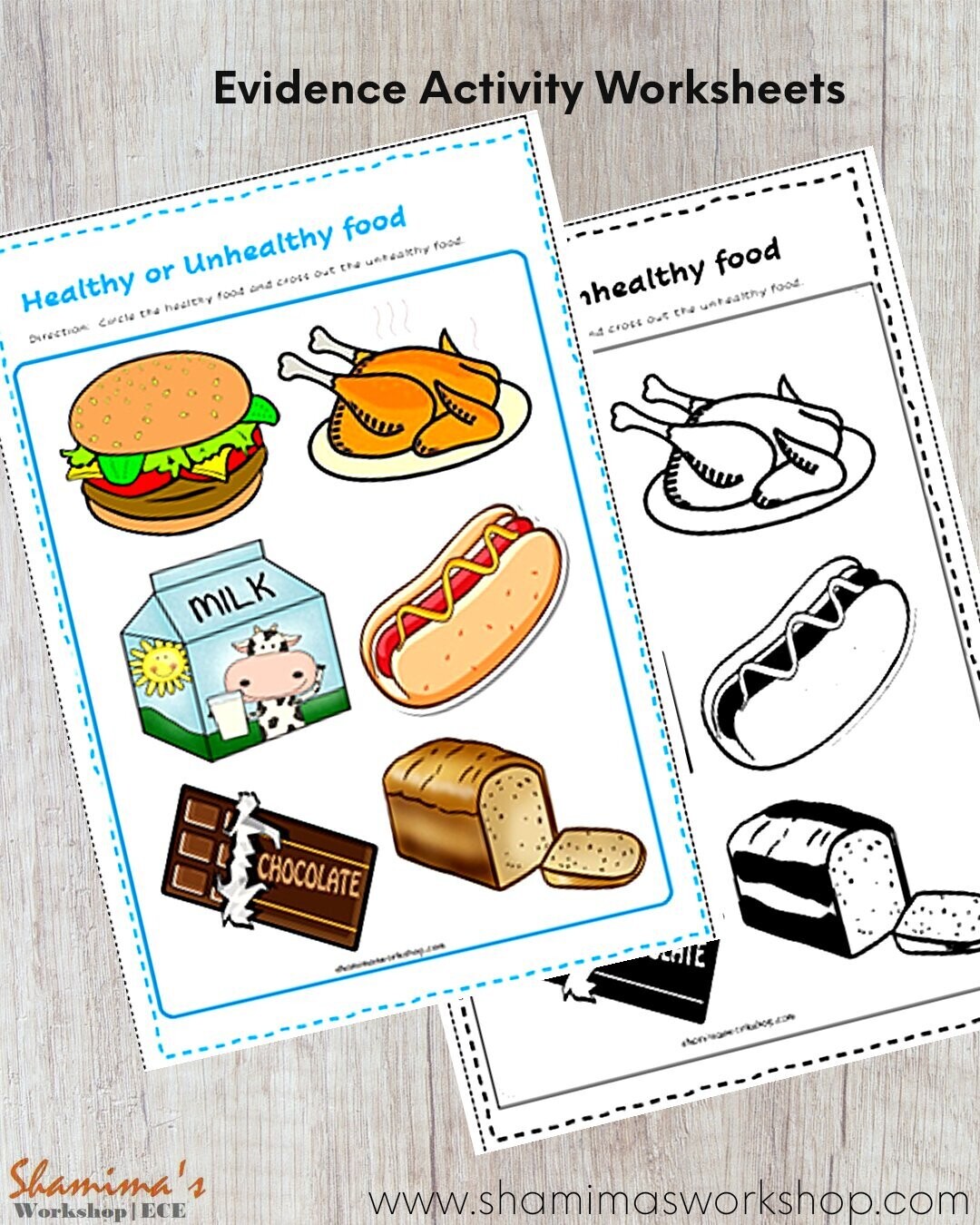 Healthy And Unhealthy Foods For Kids Healthy VS. Unhealthy Food