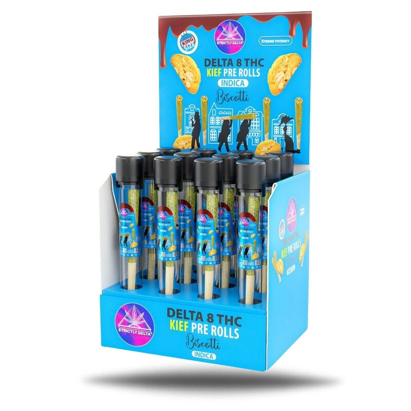 STRICTLY DELTA 8 THC KIEF PRE ROLLS