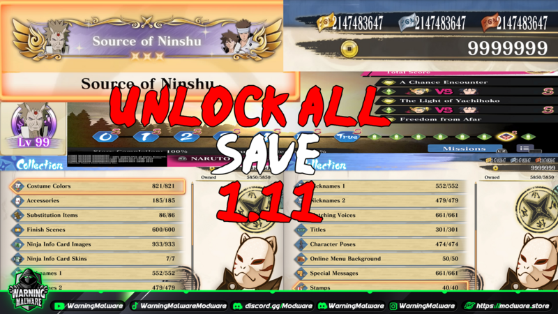 [UNITED STATES] Unlock All Save Naruto x Boruto Ultimate Ninja Storm ...