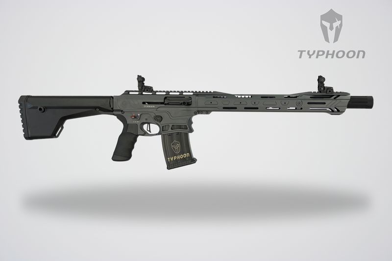Typhoon Sport F12 Gen 2 18.5" 12 Gauge Semi Auto S. Grey Cerakote
