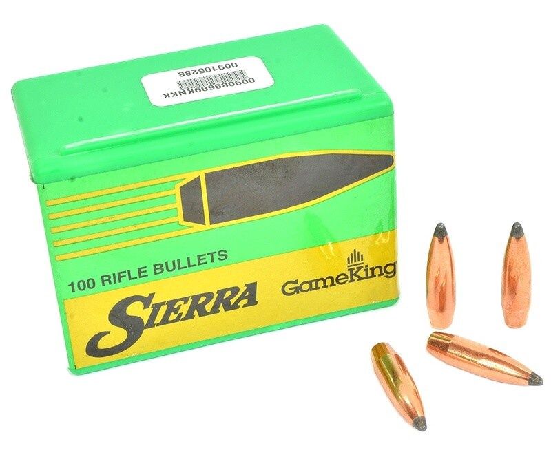Sierra GameKing .30 Cal 165gr SBT Bullets