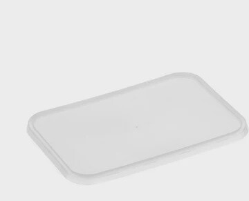 Container Rectangle Plastic Freezer Grade Lid | P