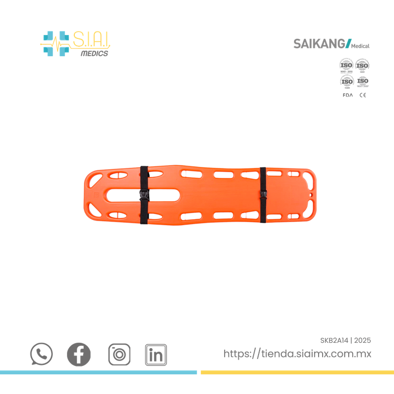 TABLA RÍGIDA PARA AMBULANCIA