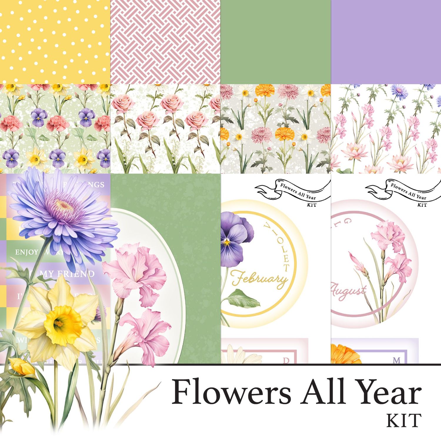 Floral Digital Kits