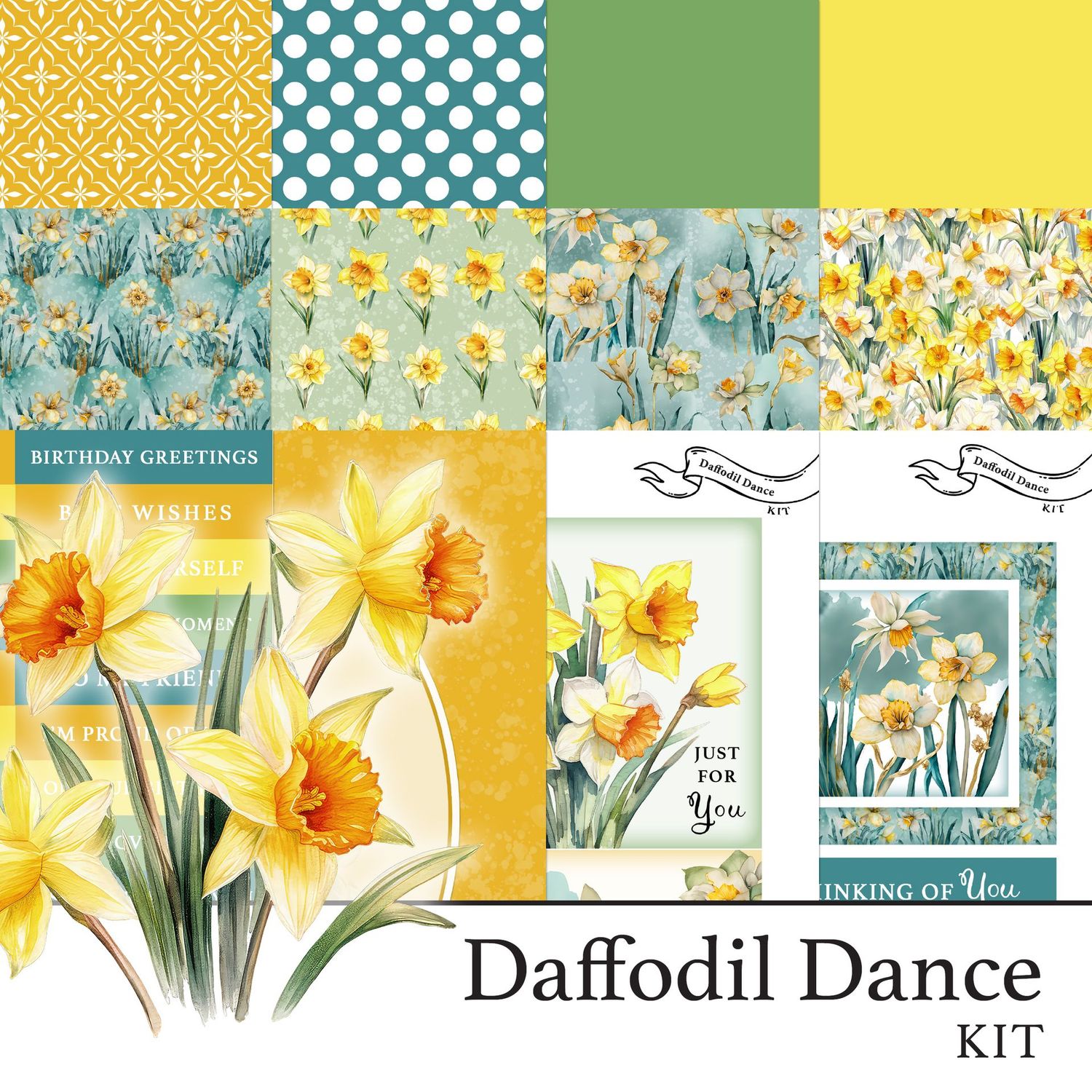 Spring Flower Digital Kits