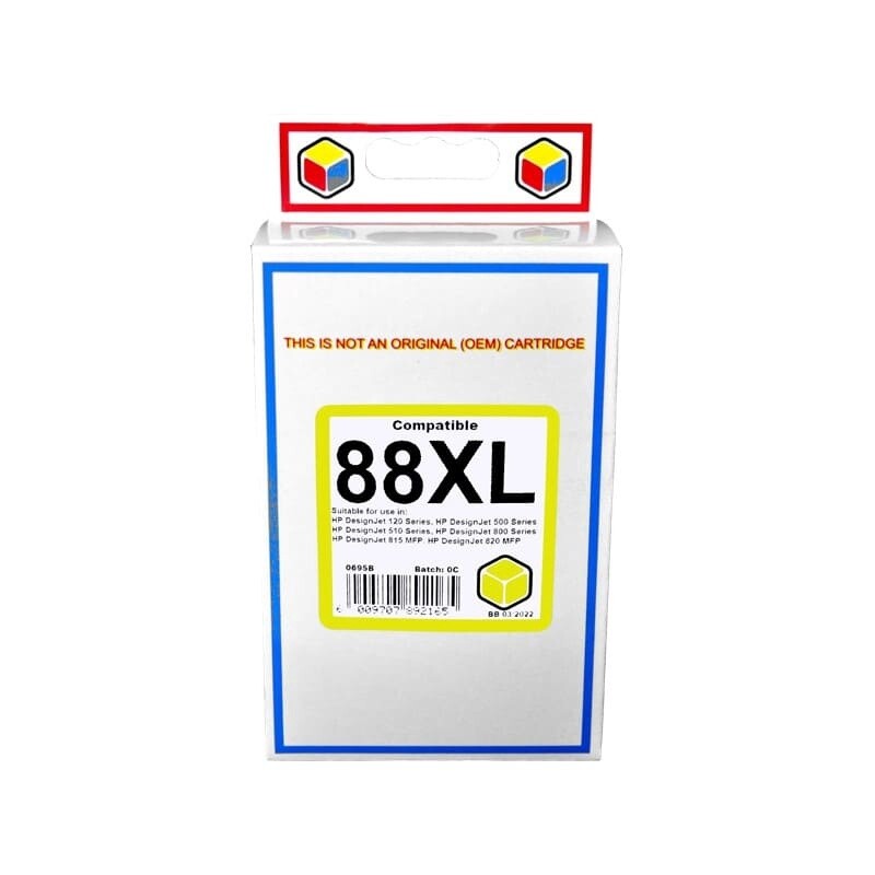HP 88 XL Yellow Ink Compatible