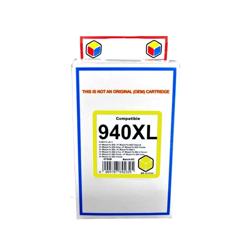 HP 940 XL Yellow Ink Compatible