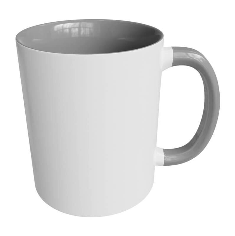 Sublimation Mug Two Tone Grey Single