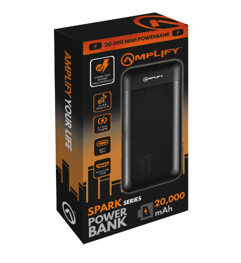 Amplify Spark Series 20000mAh Power Bank