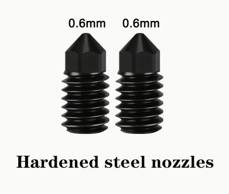 Bambu Lab A1 Mini Replacement Nozzle – 0.6mm Hardened Steel for ...