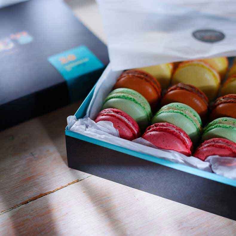 Mixed Flavour Macaroon Gift Boxes | Ilze's Chocolat