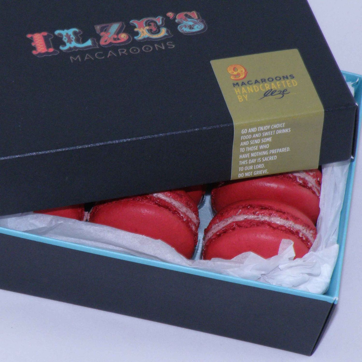 Single Flavour Small Macaroon Gift Boxes | Ilze's Chocolat