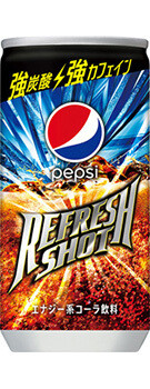 "Pepsi Refresh Shot" Strong Taste Cola, Japan Limited Pepsi 200ml